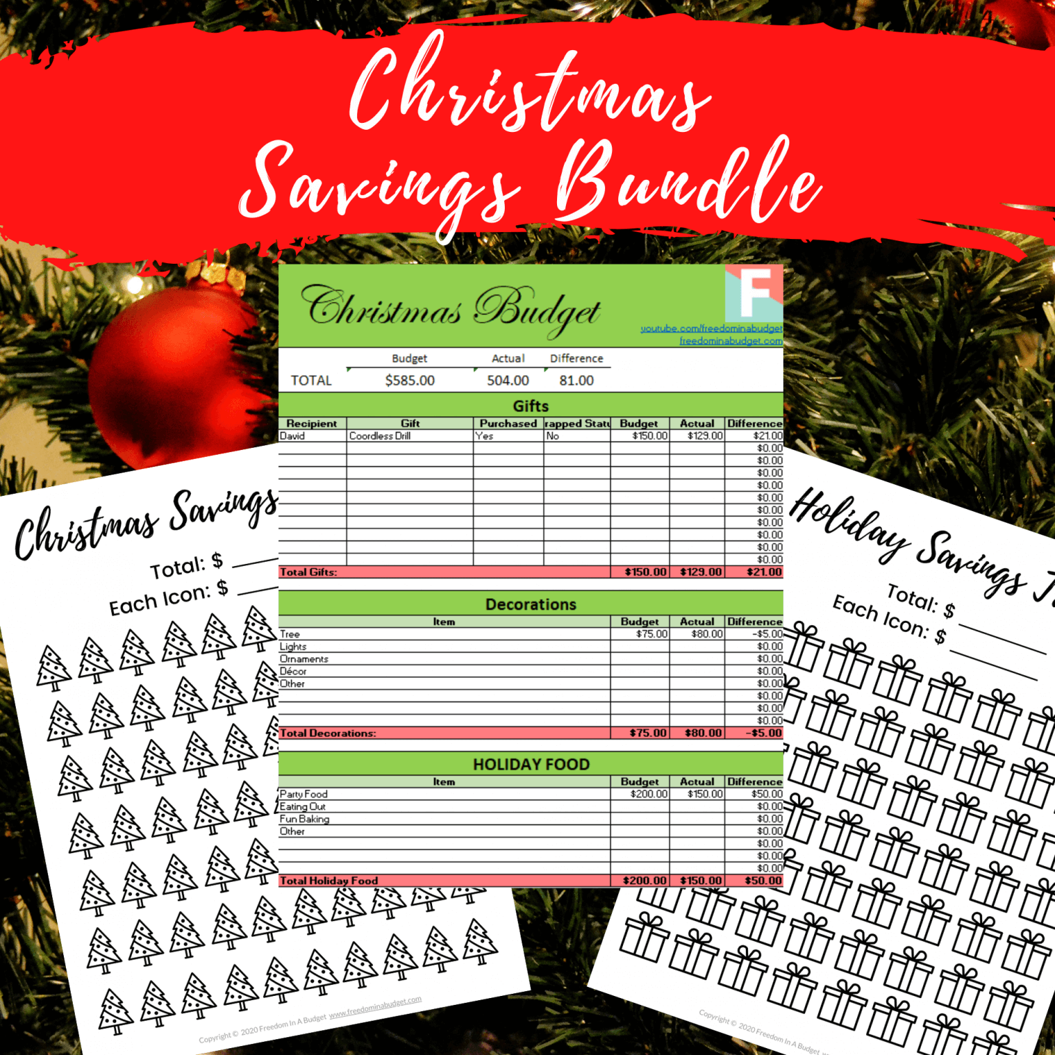 6 Month Emergency Fund Saving Challenge Printable – Freedom In A Budget
